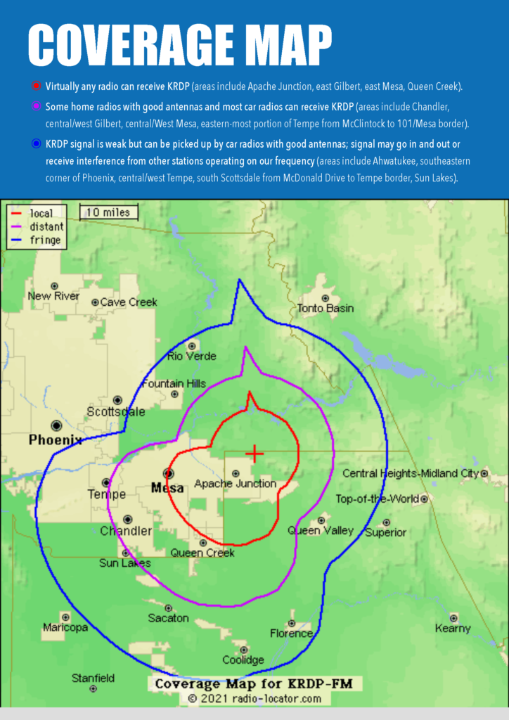 KRDP Jazz 90.7 FM Coverage Map – KRDP Jazz 90.7 FM